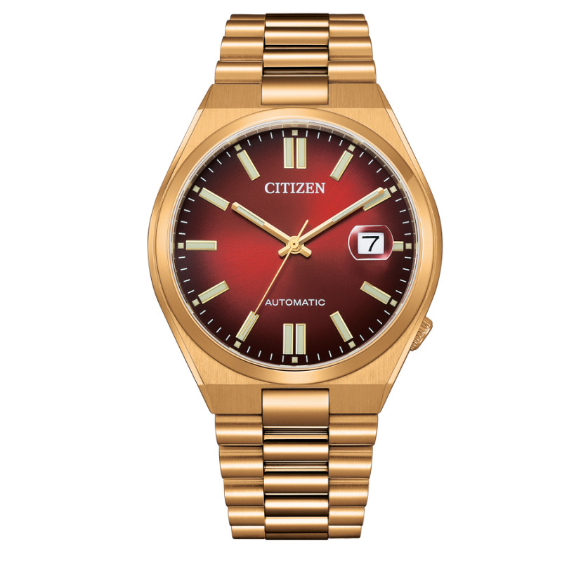 Reloj Citizen NJ0153-82X Tsuyosa dorado rojo automático | Relojes Japoneses